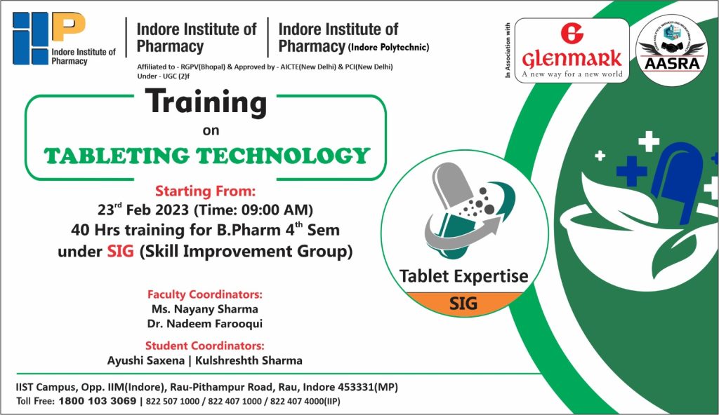 IIP – Indore Institute of Pharmacy-